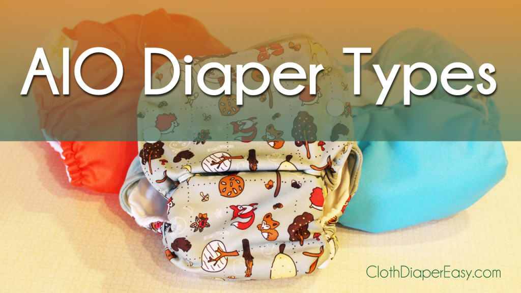 Short video comparing three different types of all in one cloth diapers ...